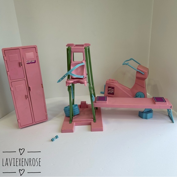 Mattel | Toys | 984 Barbie Workout Center Gym Playset | Poshmark